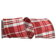 Reliant Ribbon - 92867W-044-10F, Citrus Life Plaid Wired Edge Ribbon ...