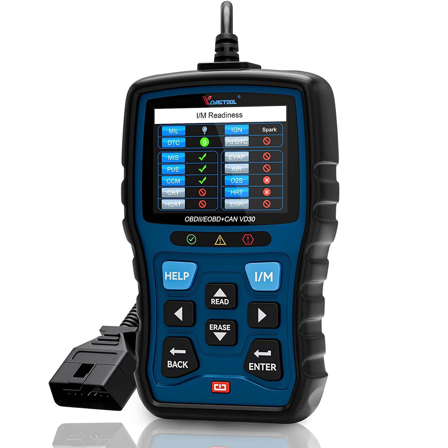 OBD2 Scanner, VDIAGTOOL VD30 10 Modes Check Engine Fault Code Reader ...