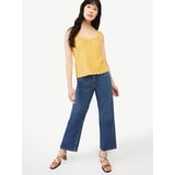 Free Assembly Women's Crochet Tank Top - Walmart.com