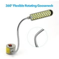 Led Sewing Machine Light, 30 LED Gooseneck Work Light with Magnetic ...