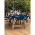 Cartoon Sports Rectangle Outdoor Tablecloth with Umbrella Hole Baseball ...