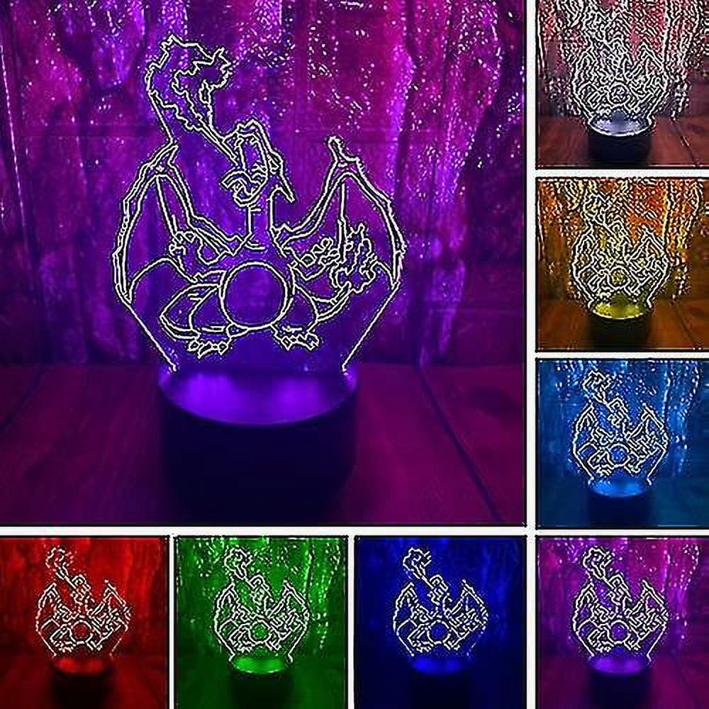 Click here for Vorcoy Cartoon Charizard Anime Figure 3d Led Optic... prices