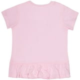 Disney Princess Belle, Ariel and Tiana Girls 2-Piece Ruffle Hem Short ...