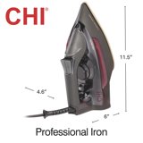 CHI Professional Clothing Iron, Titanium-infused Ceramic Soleplate ...