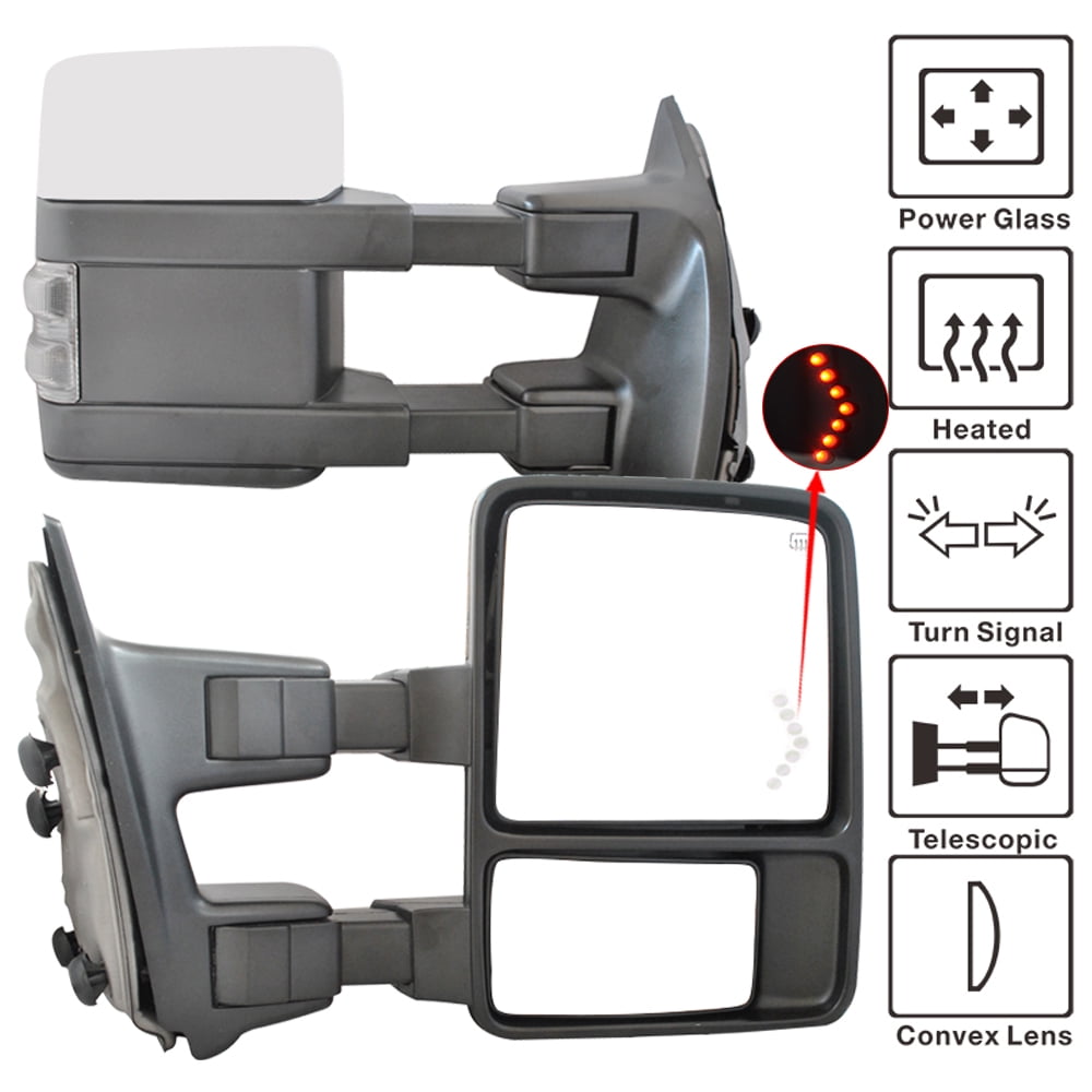 Ikon Motorsports Compatible with 03-07 F250 Rear View Mirror Power ...