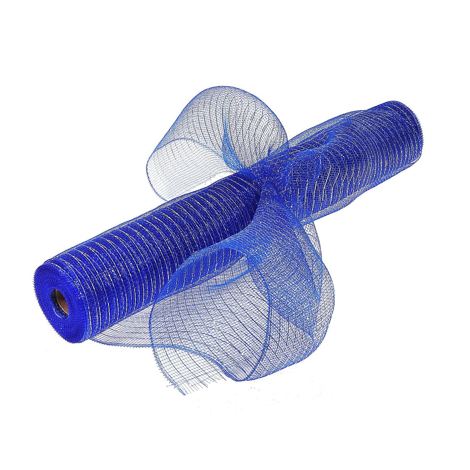 Click here for Ih Casadécor Mesh Ribbon (Blue With Silver Stripes... prices