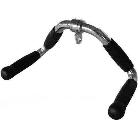 Rubber Handle Cable Attachment for Gym Fitness, V Shaped Handle ...