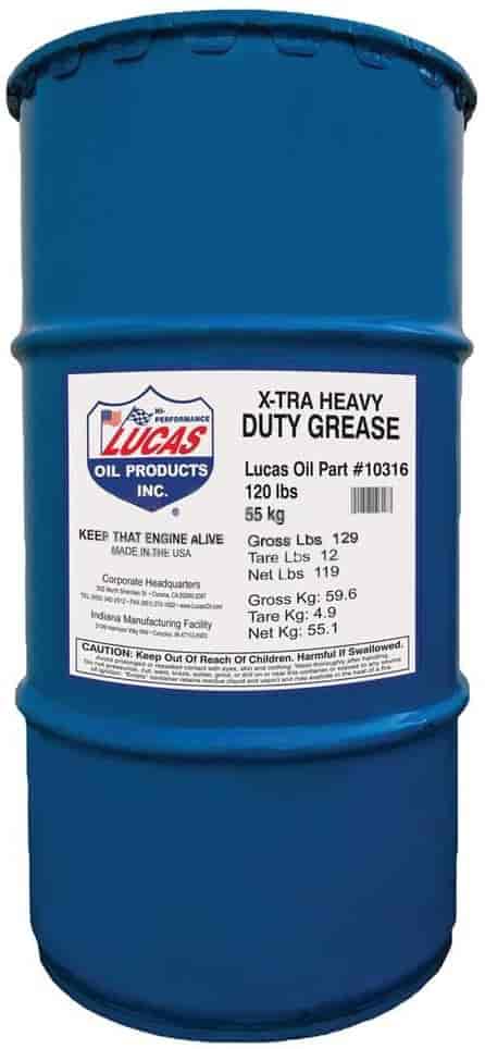 Lucas Oil 10316 X-TRA Heavy Duty Grease 120 lb. Keg Virtually ...