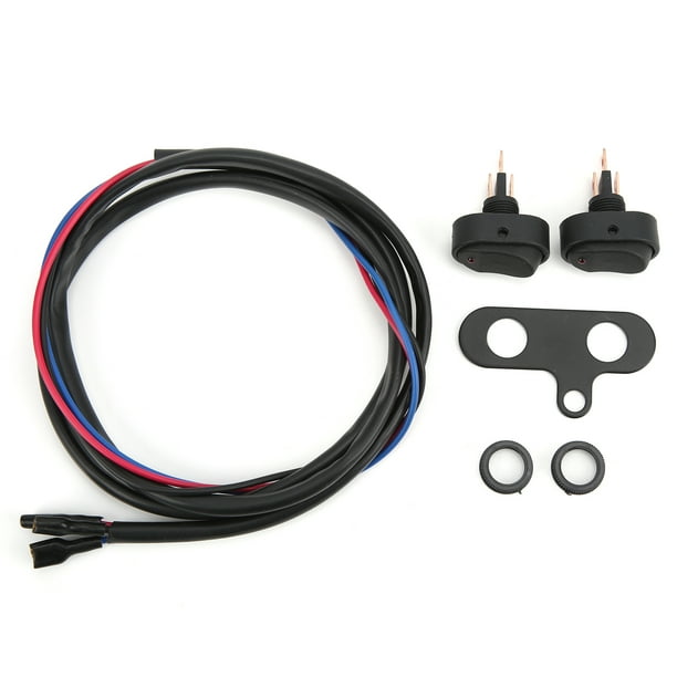 On Off Rocker Toggle Switch, 10000 Times Life Span Red Indicator 12V ...