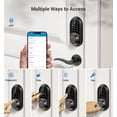 Veise RZ07 Fingerprint Smart Lock, 7-in-1 Smart Locks for Front Door ...