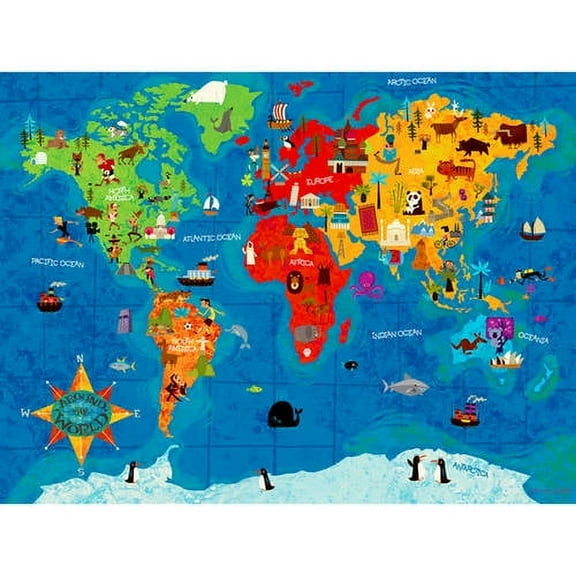 Oopsy Daisy's Ferris Wheel Canvas Wall Art, 18x24 - Walmart.com