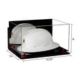 Deluxe Acrylic Large Helmet - Hard Hat Display Case with Mirror, Wall ...