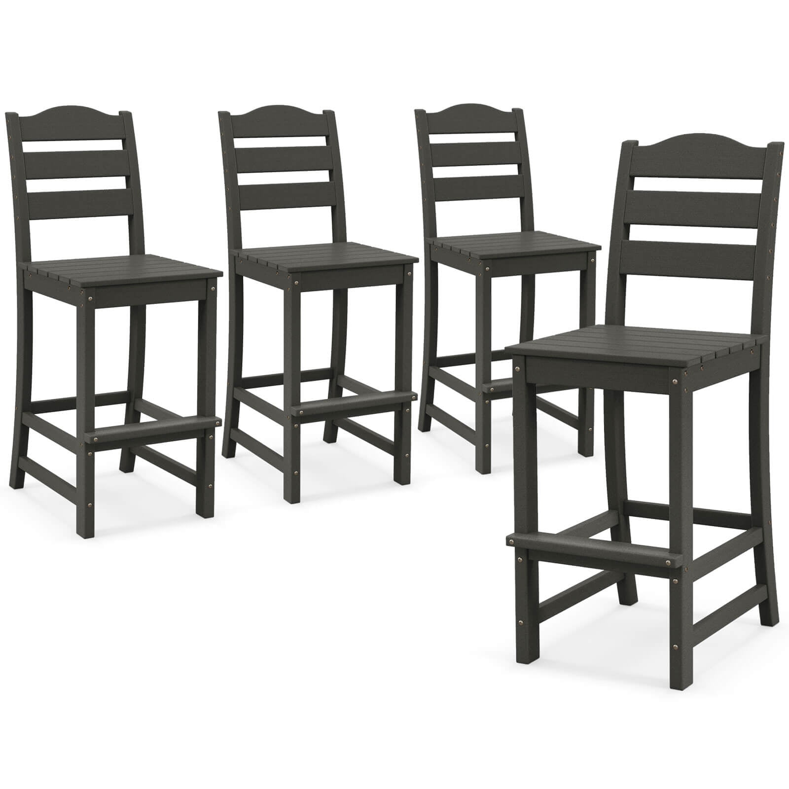 Click here for Costway Outdoor 4pcs Hdpe Bar Stool Patio Tall Cha... prices