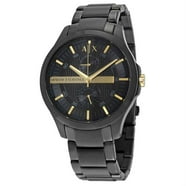 Armani Exchange Black Leather Chronograph Mens Watch AX2098 - Walmart.com