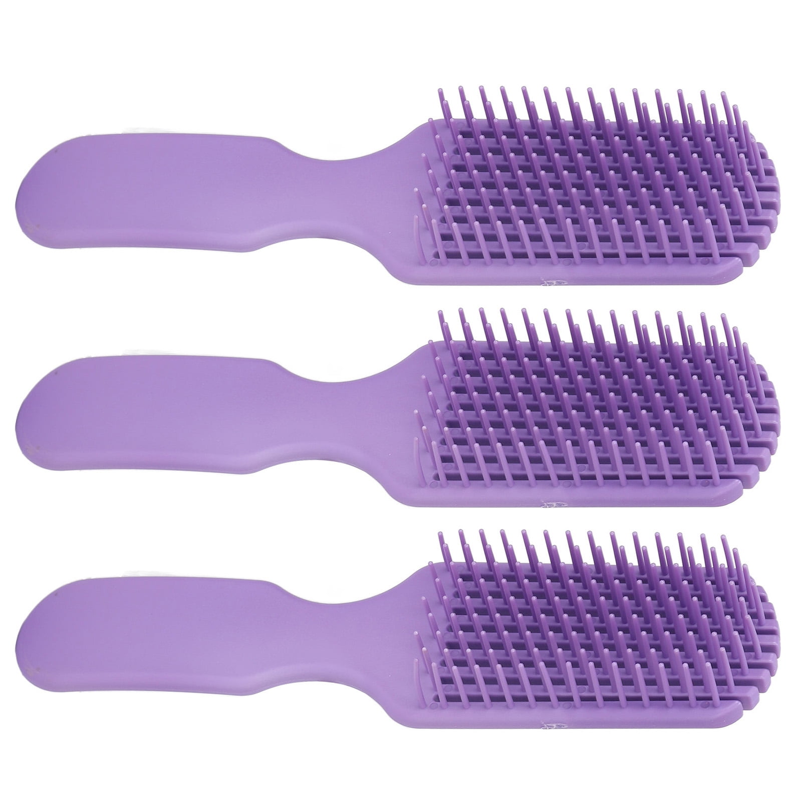 Click here for Zaqw 3pcs Hair Brush Purple Hollow Wide Tooth Plas... prices