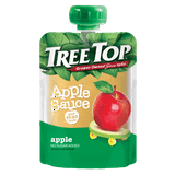 Tree Top Apple Sauce, No Sugar Added, 3.2 Ounce Pouch, 40 Count ...