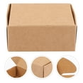 20pcs Kraft Paper Packing Boxes Small Shipping Boxes for Soap Candies ...
