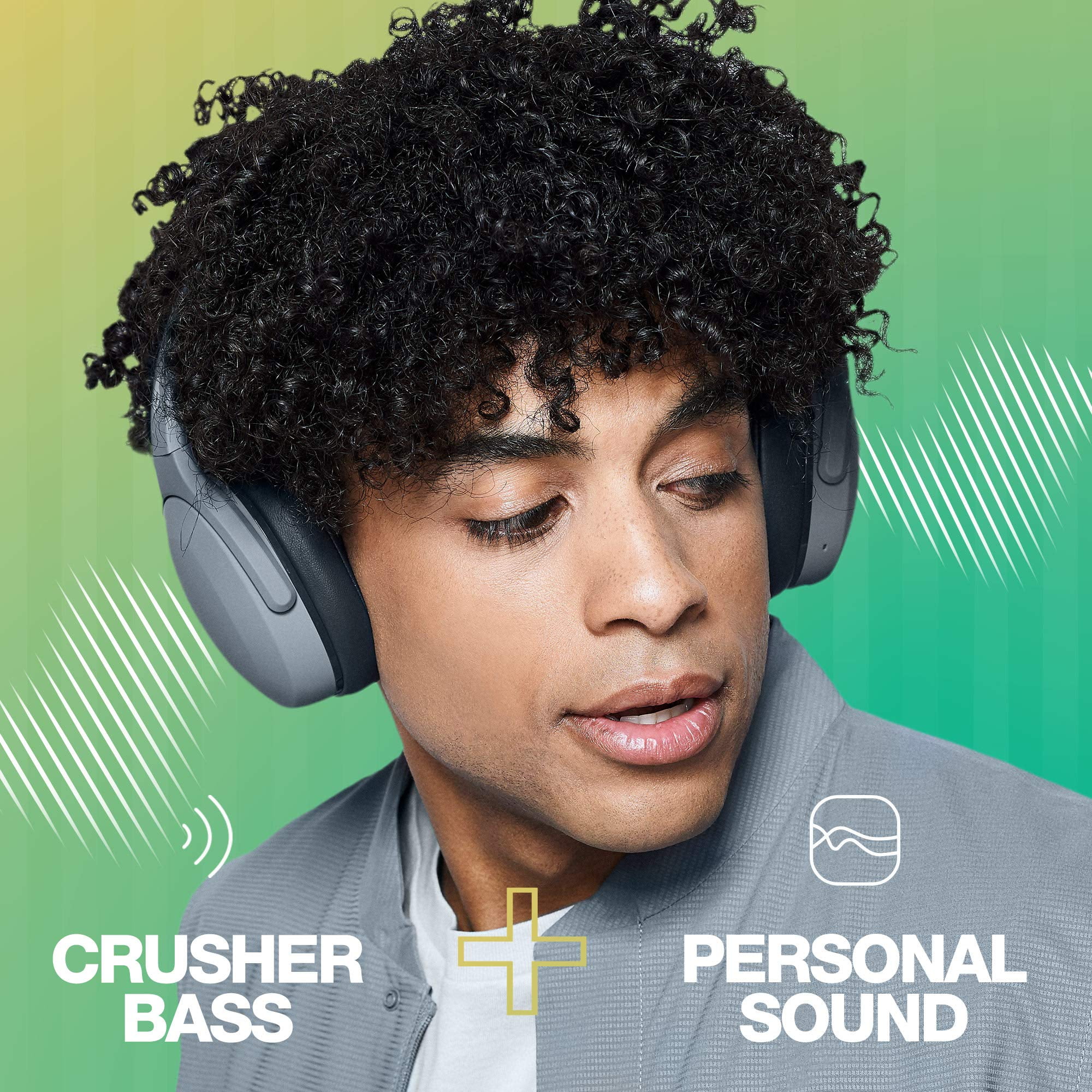 Skullcandy Crusher Evo Over-Ear Wireless Headphones with Skullcandy Crusher Evo Over-Ear Wireless Headphones with