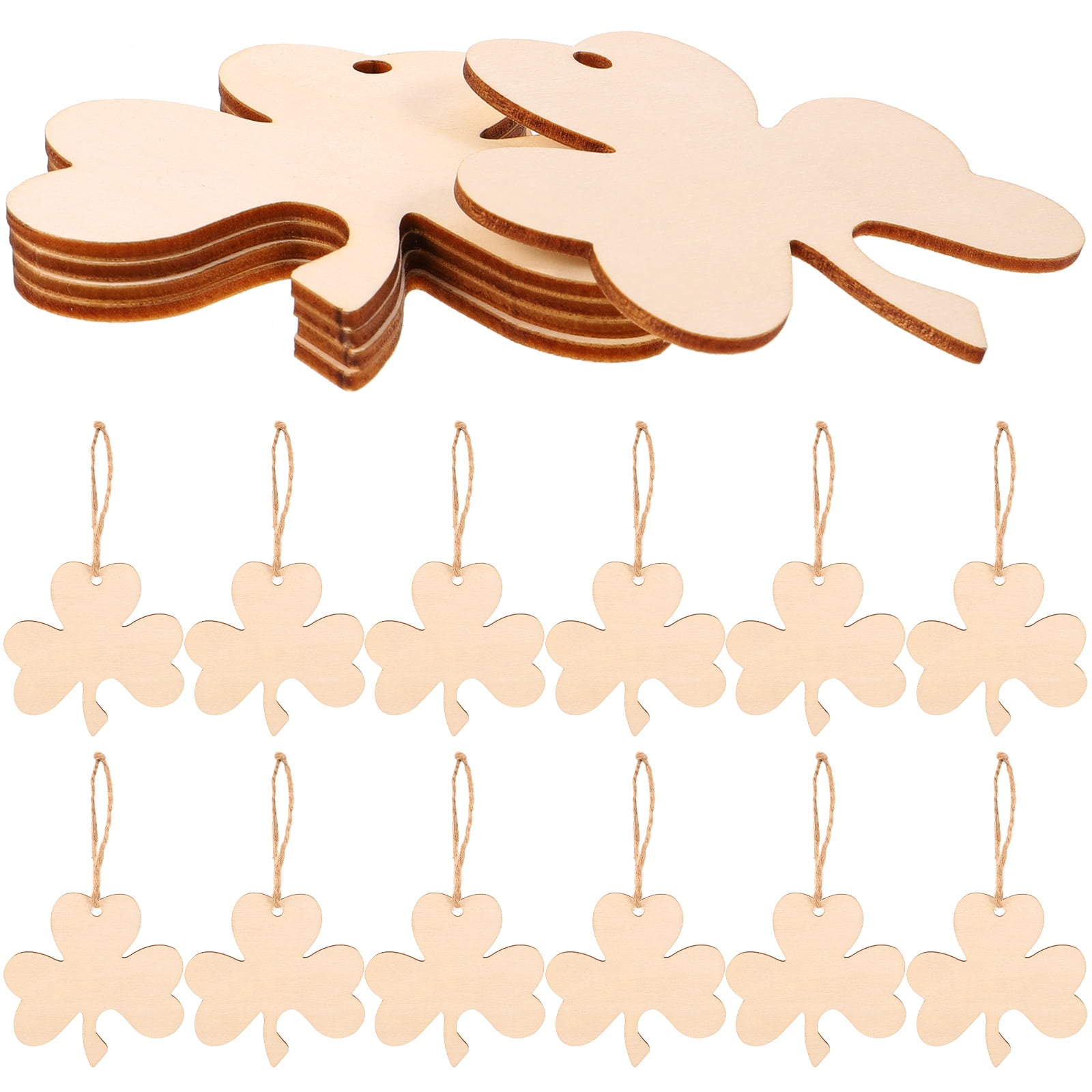 Click here for Hydreachca Wood Clovers Cutouts Unpainted 30pcs 3.... prices