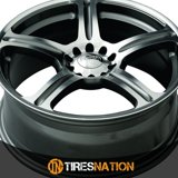 Primax 772 17 Machined Wheel / Rim 5x100 & 5x4.5 with a 38mm Offset and ...