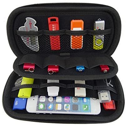 USB Drive Organizer Electronics Accessories Case Big Capability USB ...