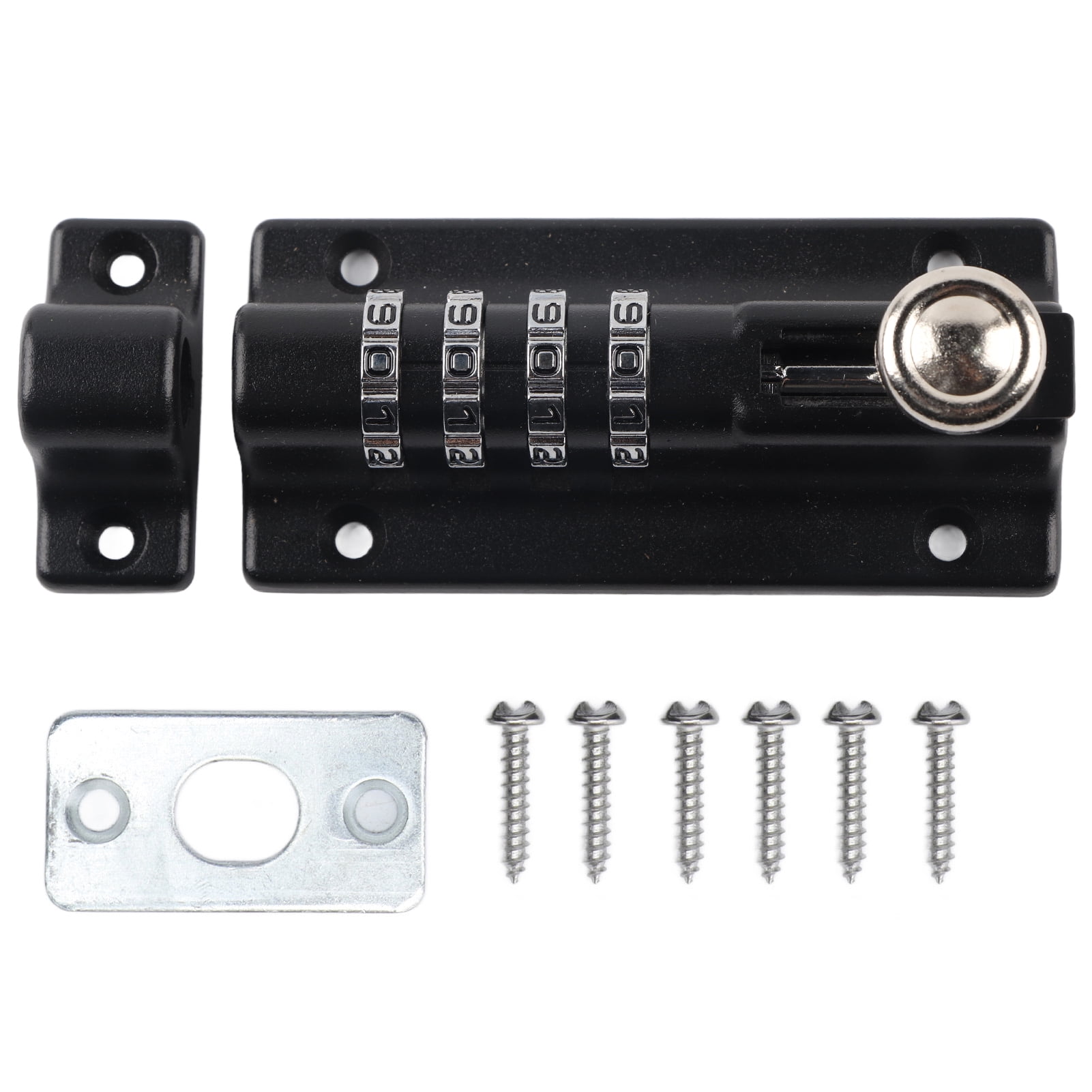 ESTINK Bolt Lock,Combination Locking Bolt Coded Latch 4 Digit Anti ...