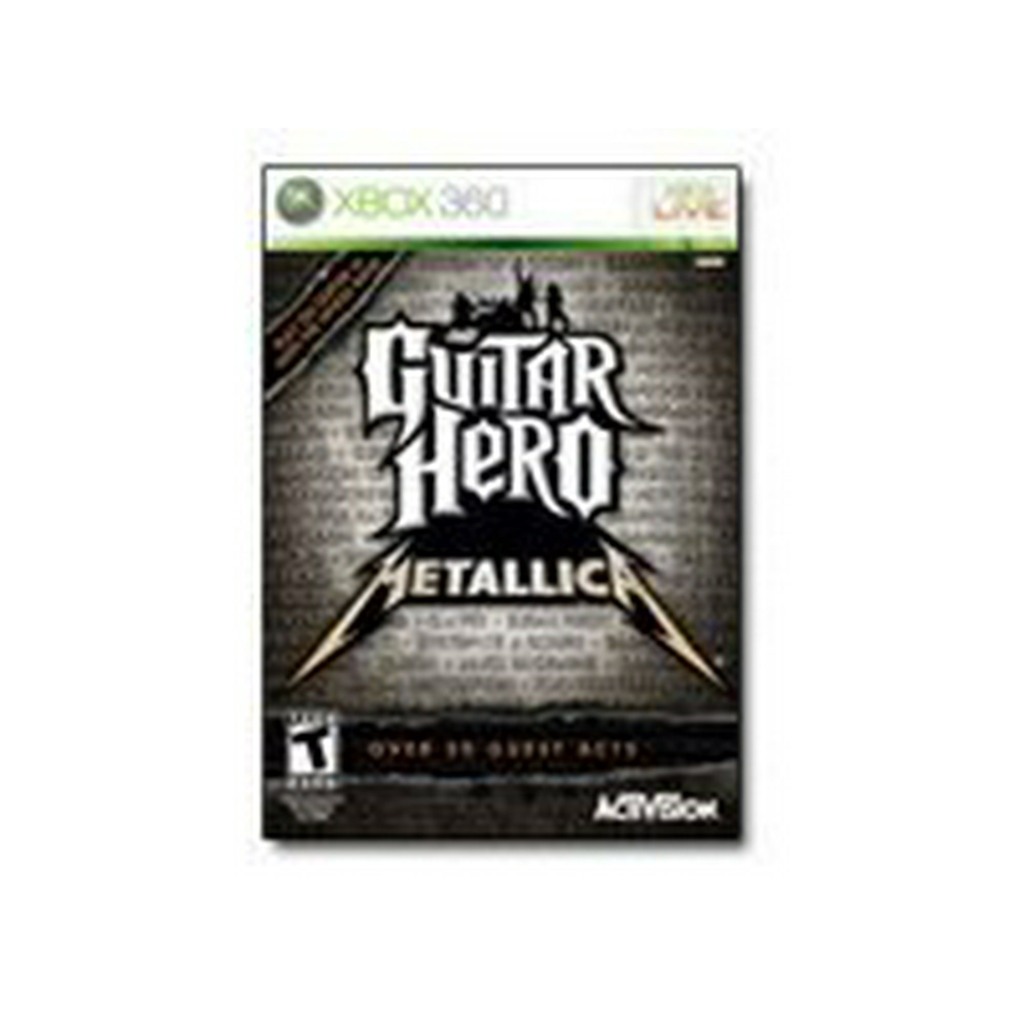 Guitar hero metallica xbox 360 store
