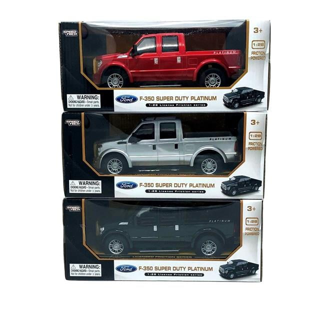 DDI 2348190 Ford F-350 Friction Pick Up Truck - Red, Black & Silver ...