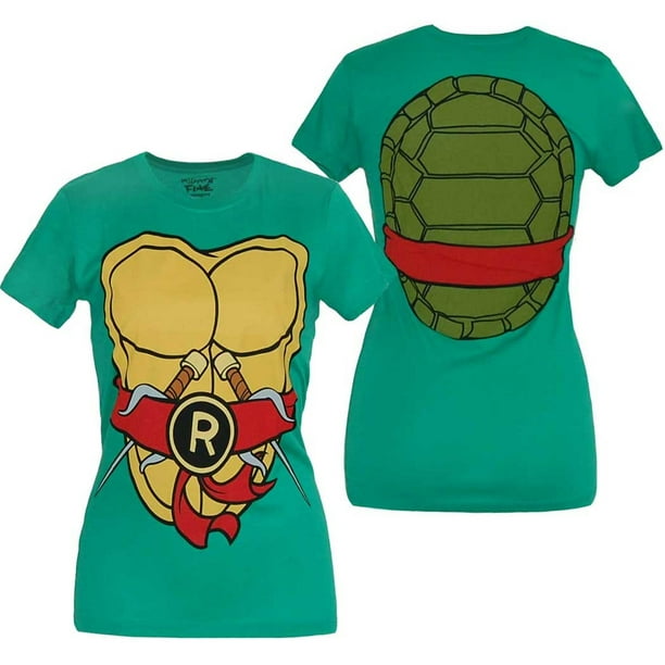 Teenage Mutant Ninja Turtles Raphael Suit Junior T-Shirt - Walmart.com