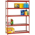 Muscle Rack 48"W x 18"D x 72"H 5-Shelf Steel Wire Shelving Unit, 2500 ...