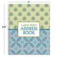 Current Fresh Patterns Large Print Address Book, 56 pages, 7 x 8-1/2 ...