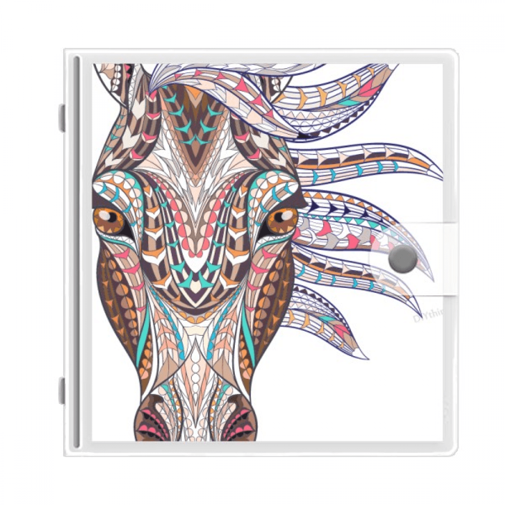 Mosaic Style Colorful Horse Design Photo Album Wallet Wedding Family ...