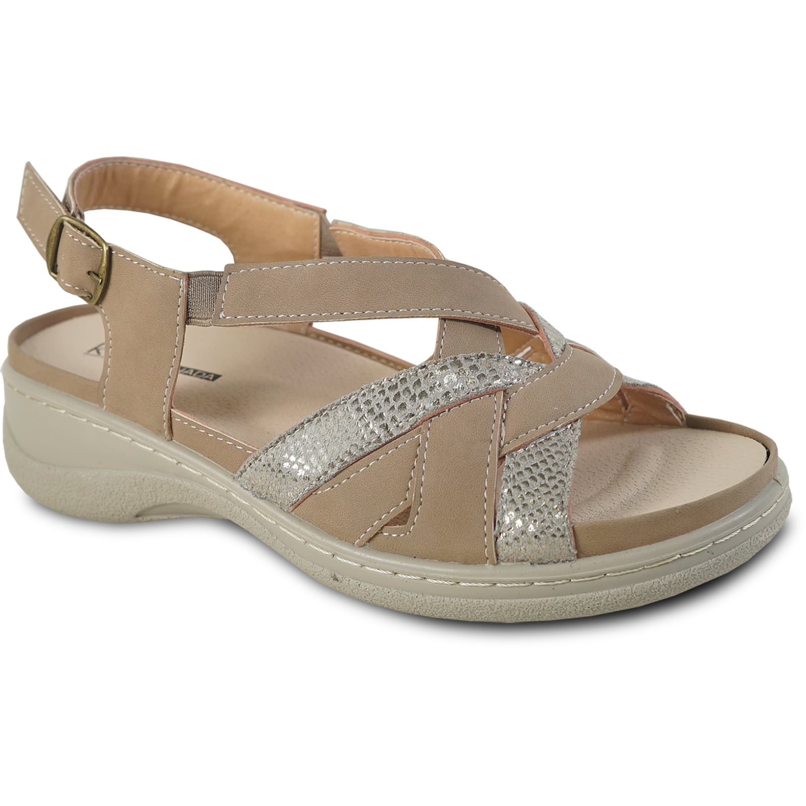 kozi Canada Women Comfort Casual Wedge Sandal OY3130 with Round Toe ...