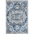 nuLOOM Maryanne Transitional Medallion Area Rug, 9' x 12', Blue ...