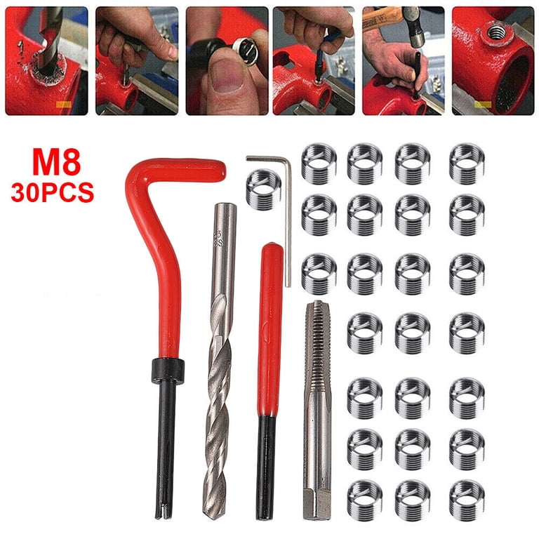 Stripped Thread Repair Metric Thread Repair Kit - Helicoil Inserts M5 ...