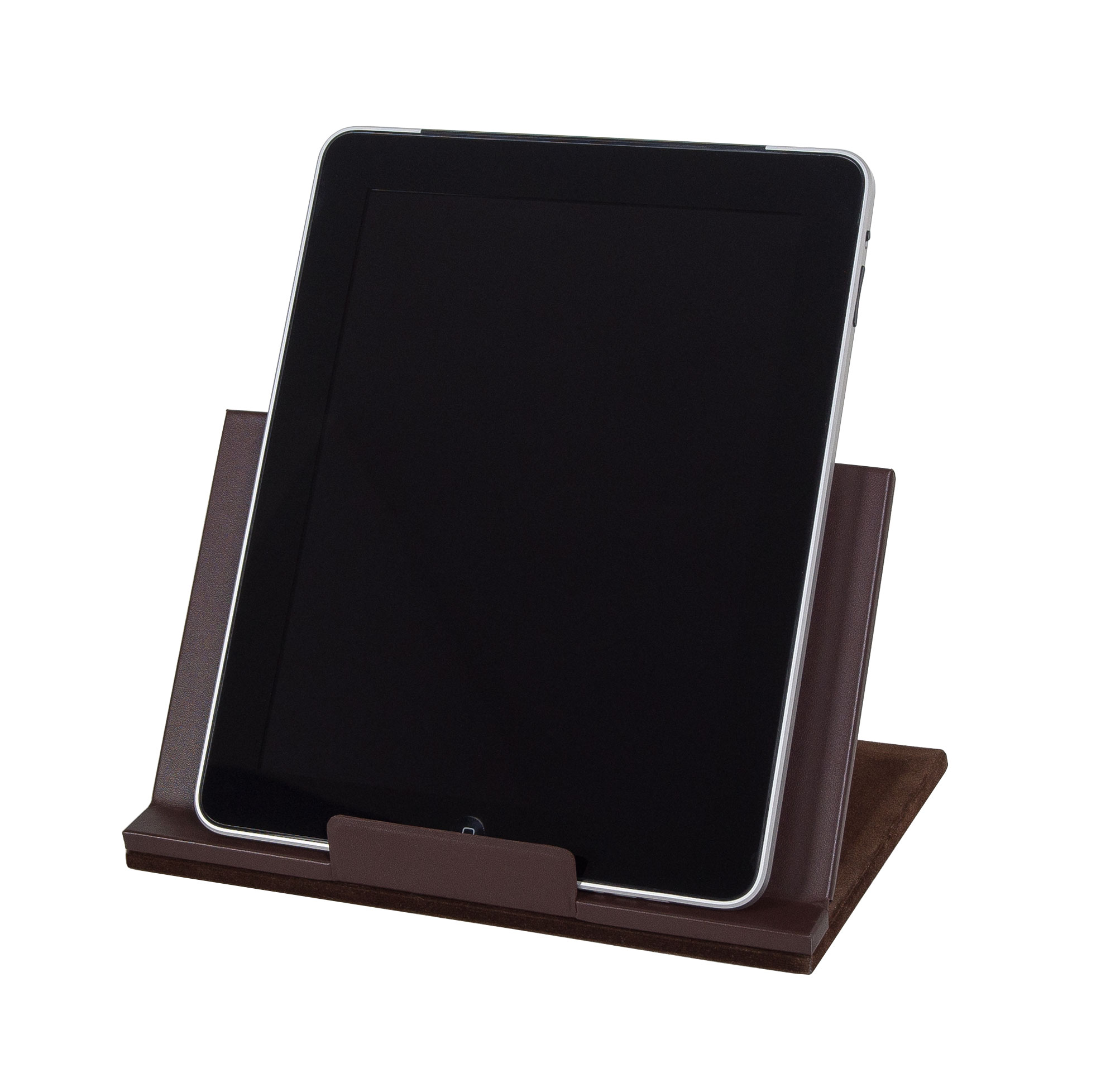Classic Leather Tablet Stand - Chocolate Brown - Walmart.com