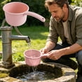 Heavy-Duty Plastic Water Scoop with Handle, Multipurpose Bath & Kitchen ...