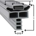 Push-In Magnetic Drawer Gaskets for Freezers/Coolers/Refrigerators 7-5/ ...