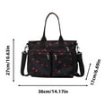 Black Cherry Tote, Large Capacity Casual Handbag and Crossbody Pouch ...