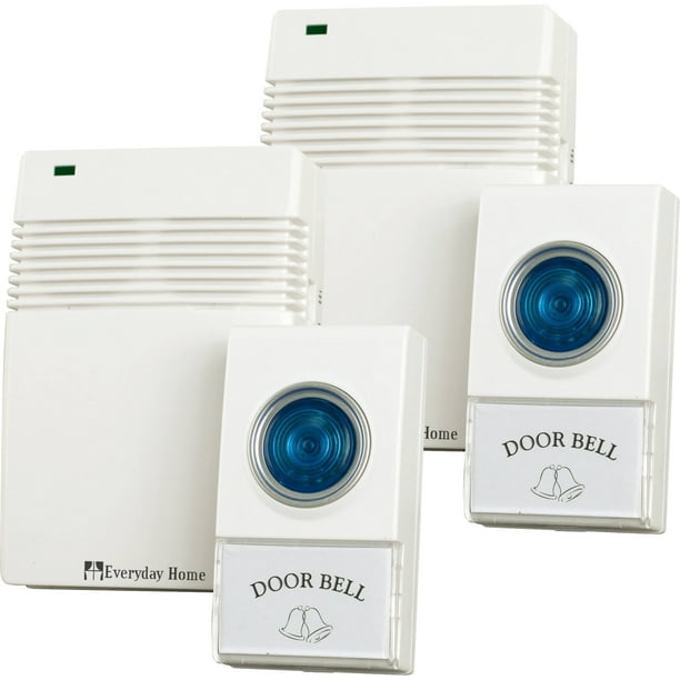 Wireless Remote Control Doorbell with 10 Different Chimes, 2 pack ...