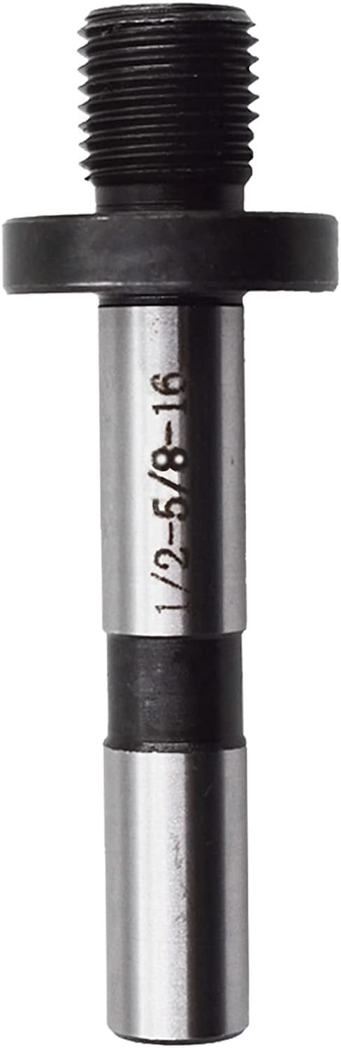 1/2 to 5/8-16 Straight Threaded Drill Chuck Arbor, Alloy Steel Straight ...