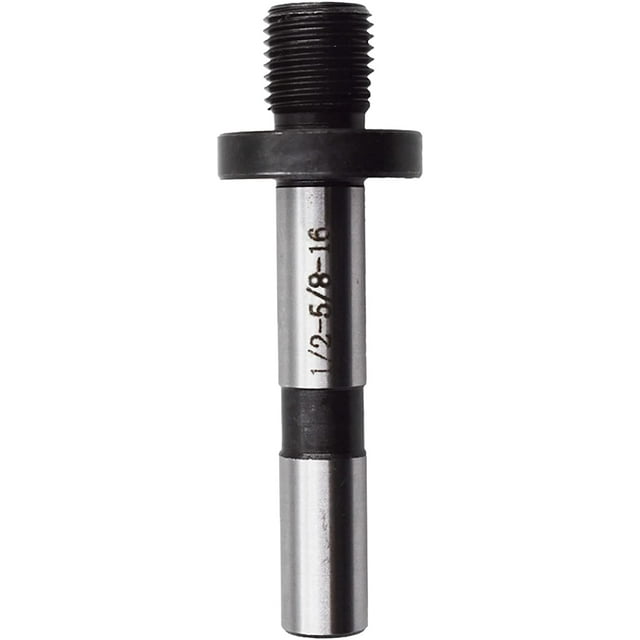 1/2 to 5/8-16 Straight Threaded Drill Chuck Arbor, Alloy Steel Straight ...