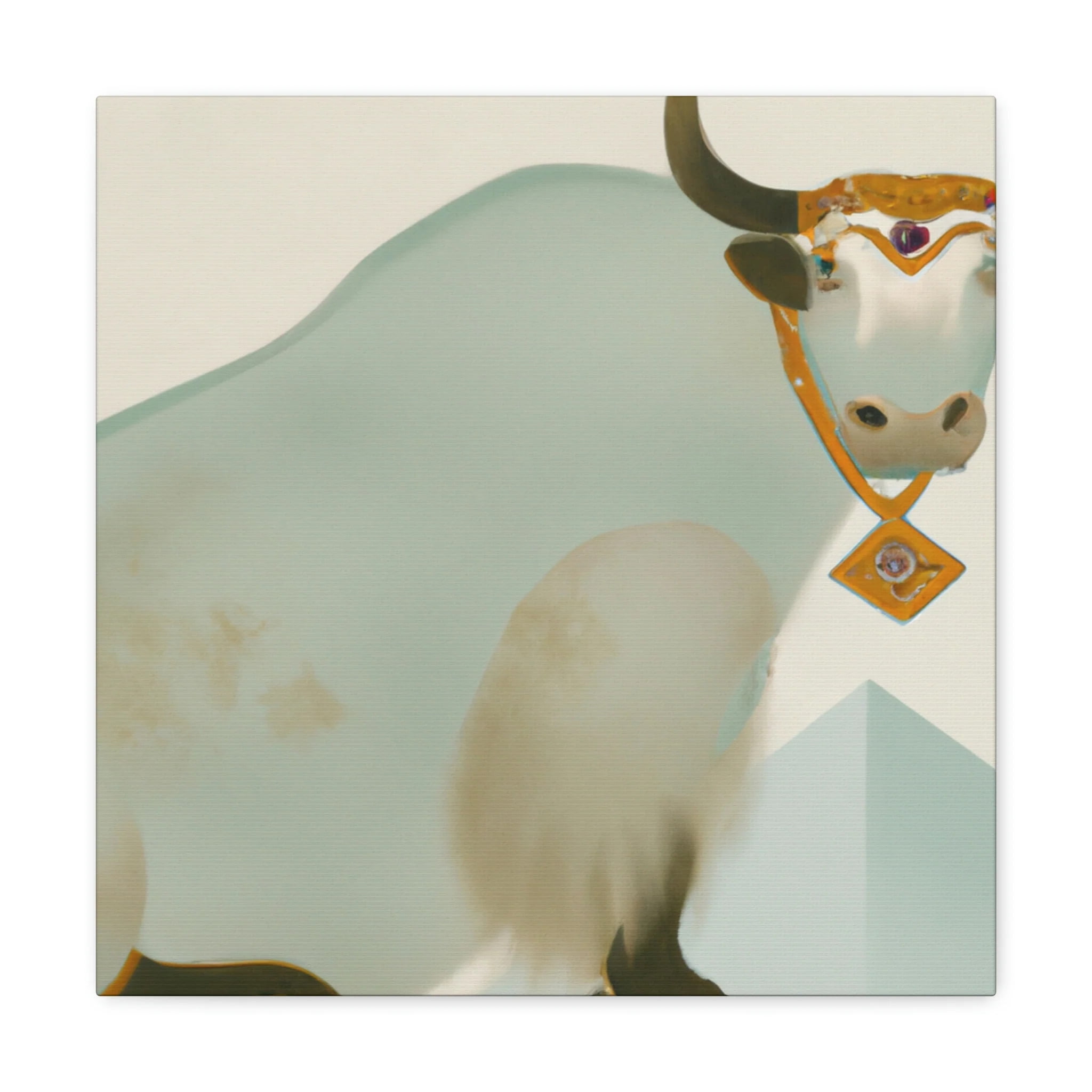 Yak in Art Deco. - Canvas - Walmart.com