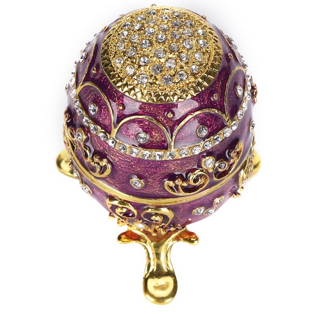 Jewelry Ring Holder, Jewelry Organizer Practical Jewelry Box Egg Shaped ...