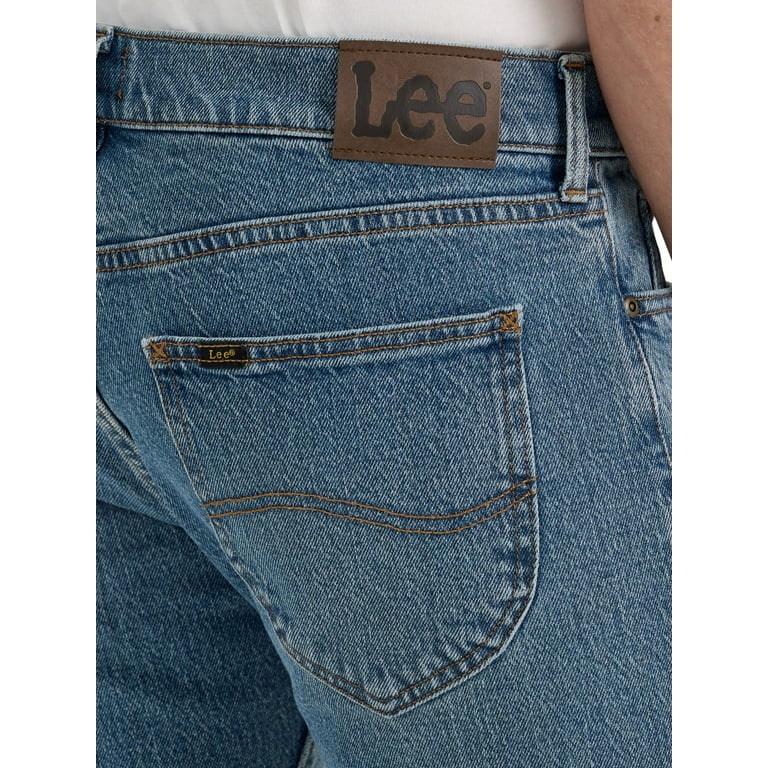 Lee Men s Legendary Denim Five Pocket Slim Straight Jeans Walmart