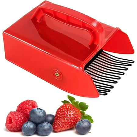 Blueberry picker harvester garden picking tool (red) (1pcs) | Walmart ...