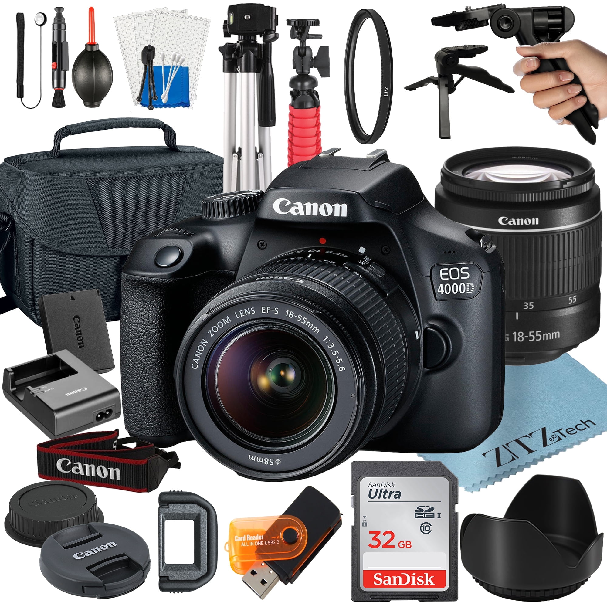 Click here for Canon Eos Rebel T100 / 4000d Dslr Camera Bundle Wi... prices