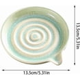 Ceramic Round Storage Tray for Garlic and Seasoning, Countertop Kitchen ...
