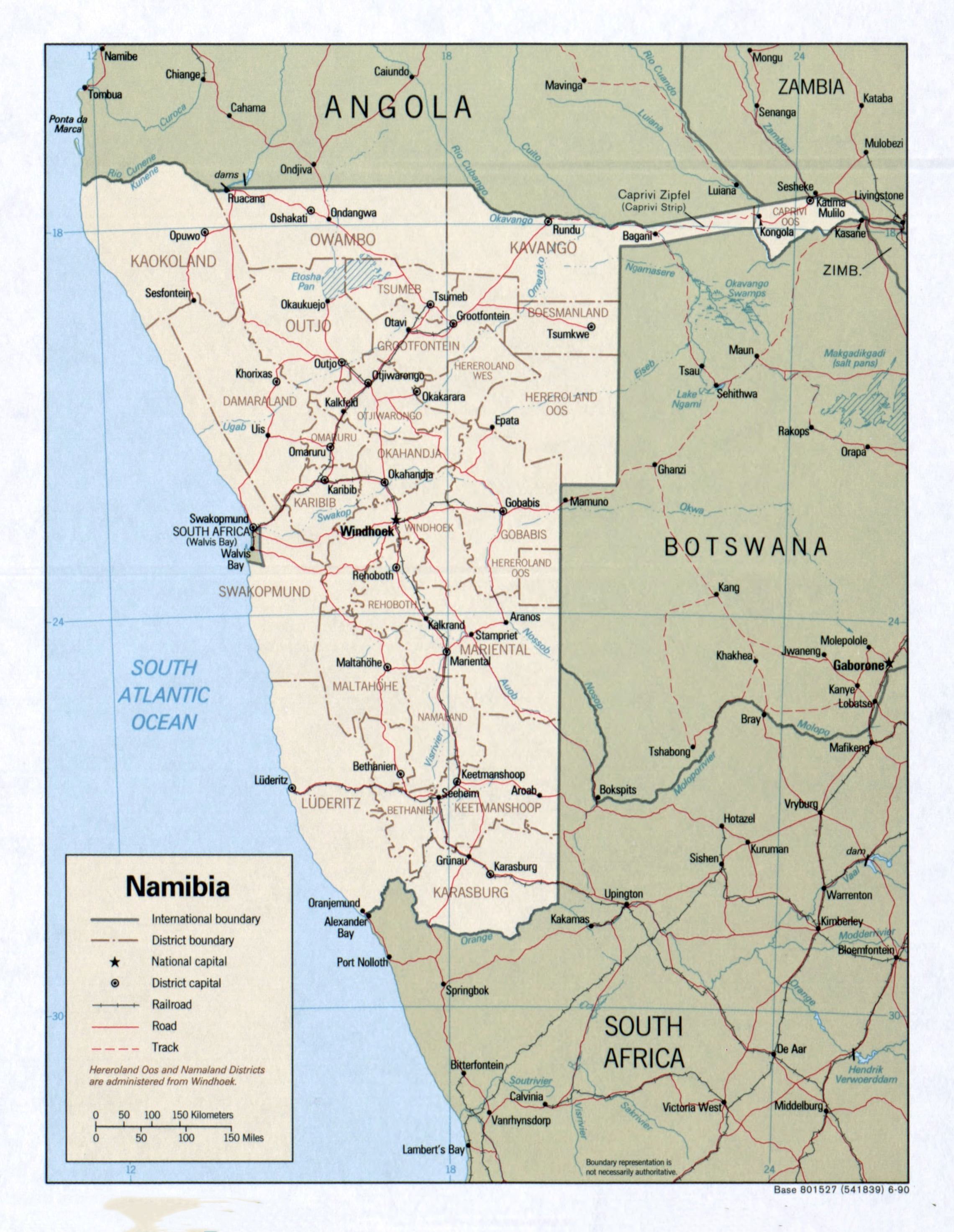 Palmetto Posters 24x31 Laminated Poster: Large detailed political and ...