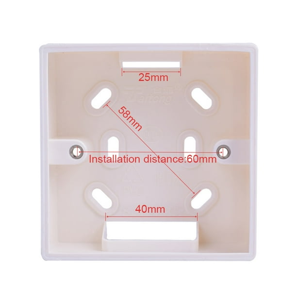 Socket back box Wall back junction box Plastic switch enclosure ...